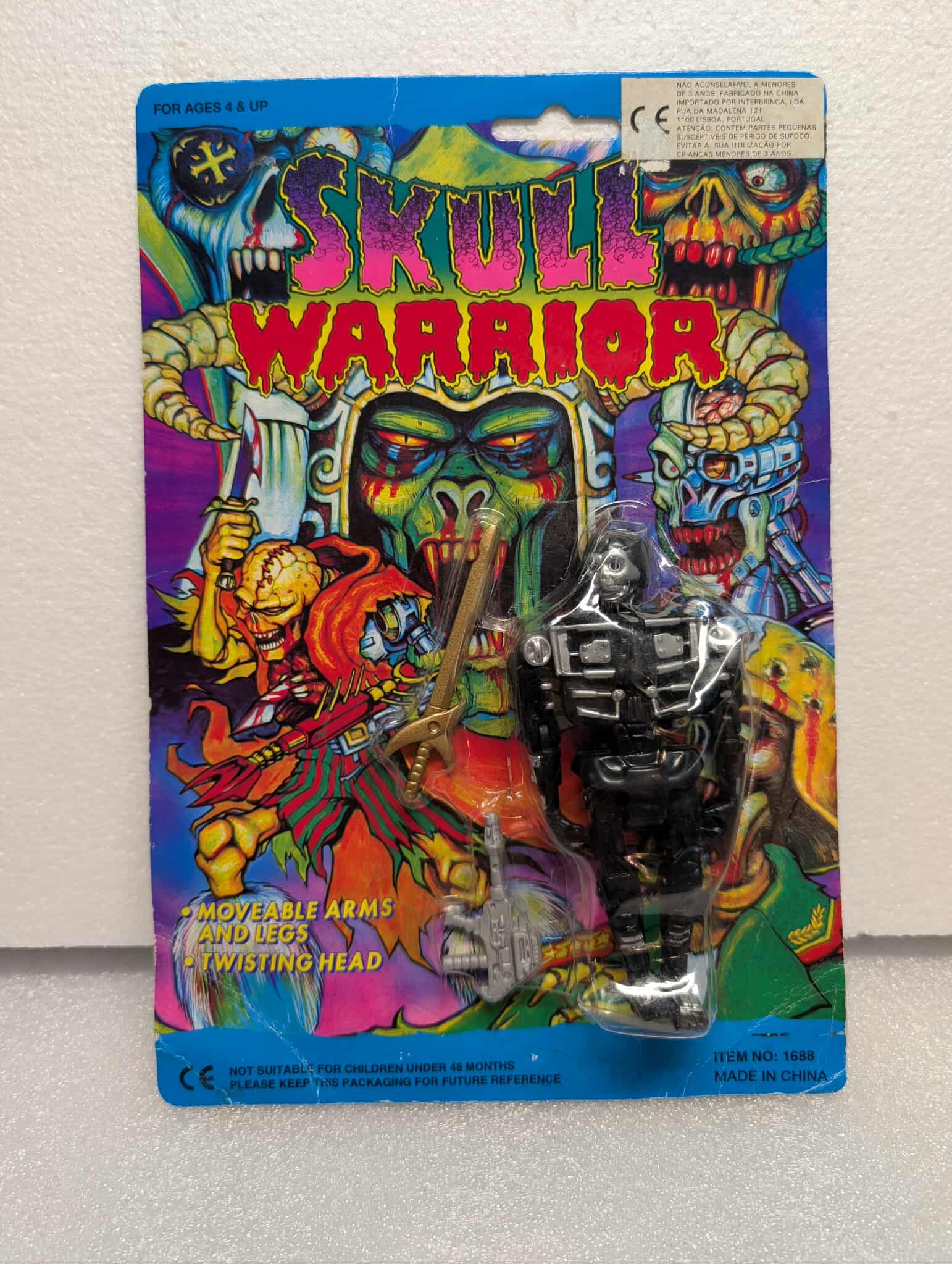 Skull Warrior Knock Off Figure Terminator MOC RARE – Zoloworld Action ...