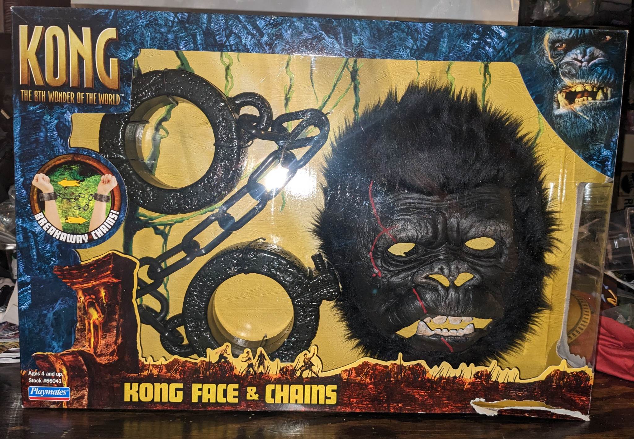 KONG 8TH WONDER OF THE WORLD FACE & CHAINS MIB Mask – Zoloworld Action ...